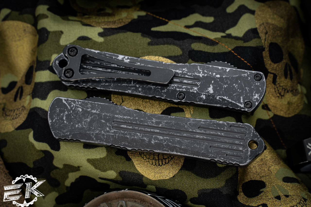 Heretic Knives Manticore S Otf Automatic Breakthrough Gray 26 Recurve