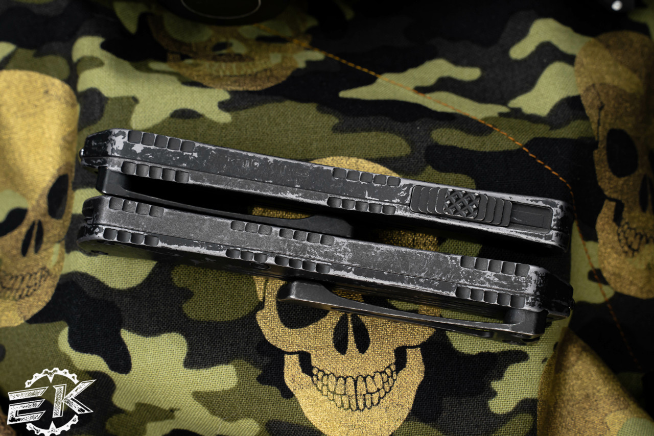 Heretic Knives Manticore S Otf Automatic Breakthrough Gray 26 Recurve