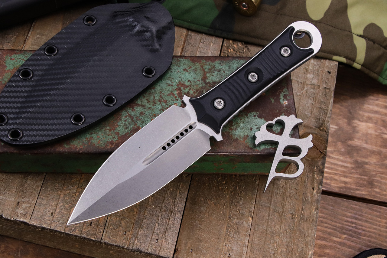 Microtechborka Blades Sbd Fixed Blade Knife Black 43 Stonewash