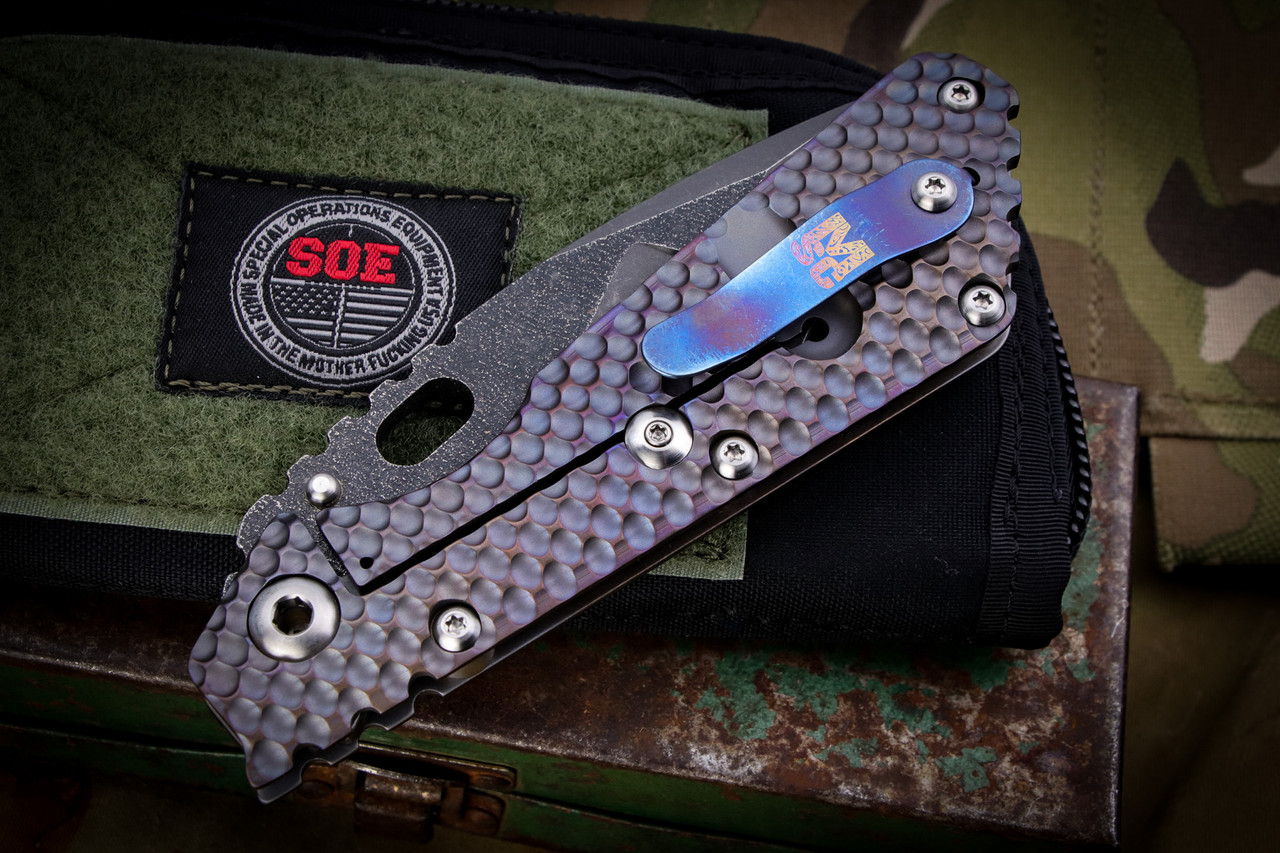 MSC Strider XL Titanium Anodized Gunner Grip 4.5" Nightmare Grind ...