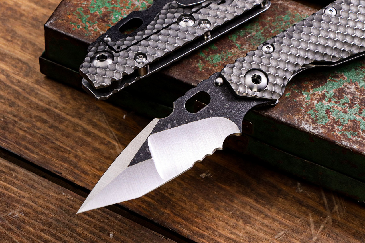 Mick Strider Custom SMF Titanium Double Gunner Handles 4" Two-Tone ...