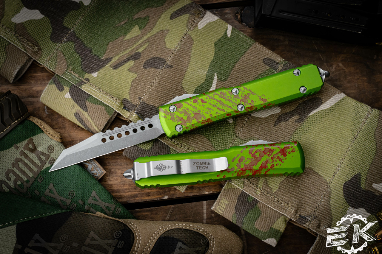 Microtech Ultratech Zombie-Tech Set Warhound/Hellhound OTF 3.4 ...