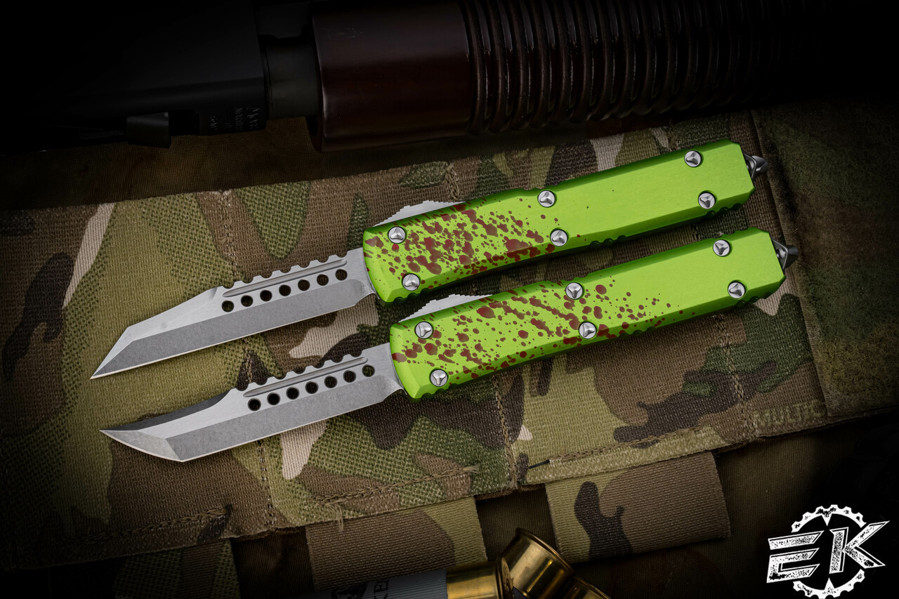 Microtech Ultratech Zombie-Tech Set Warhound/Hellhound OTF 3.4 ...