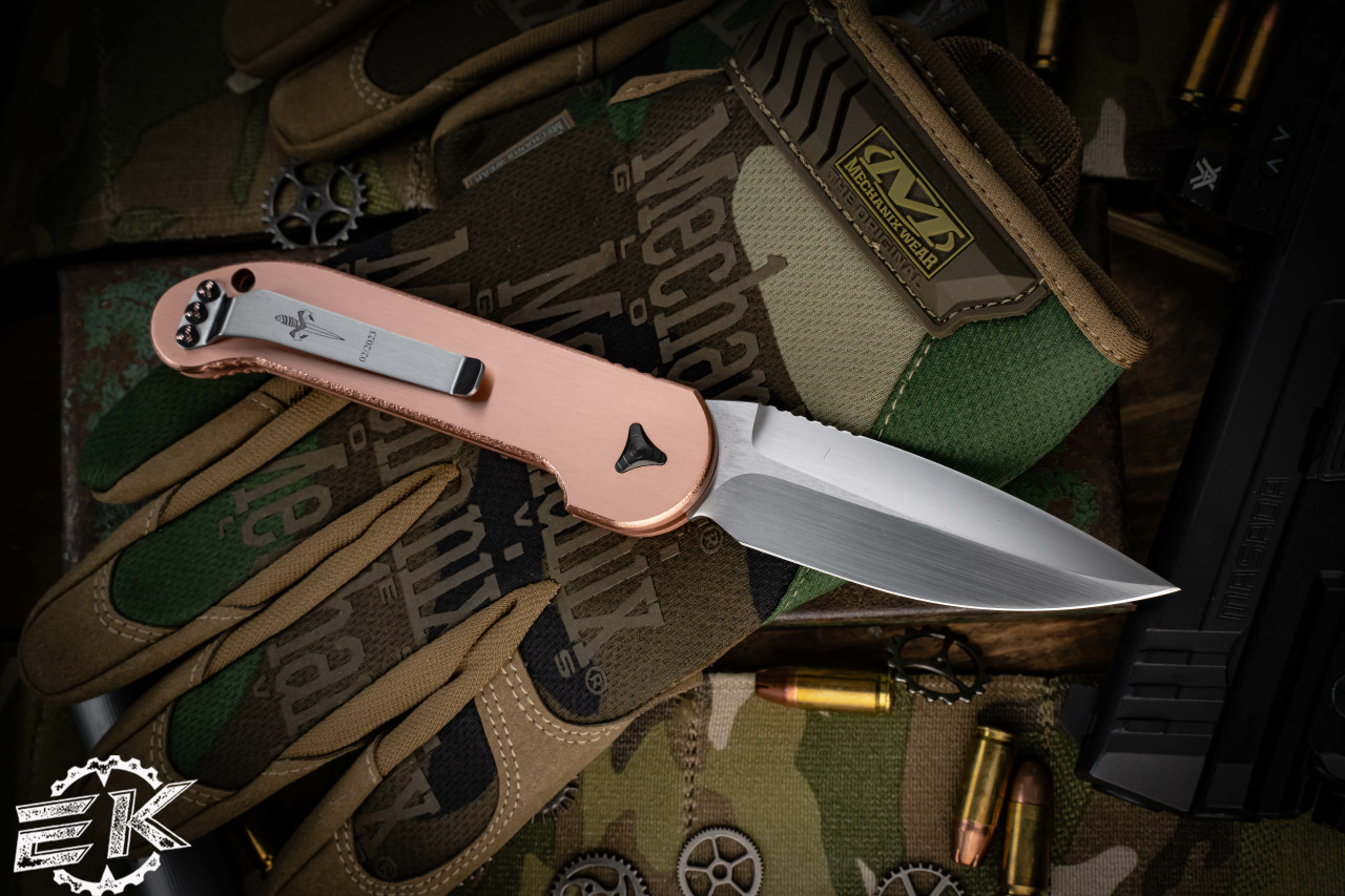 Marfione Custom LUDT Stippled Copper 3.4" Hand Rubbed