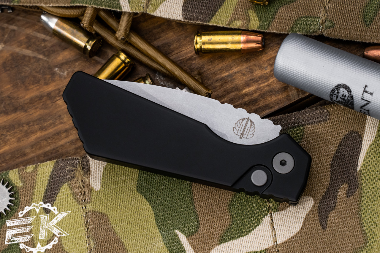 ProTech Strider PT+ Automatic Folding Knife Black 3.05" MagnaCut ...