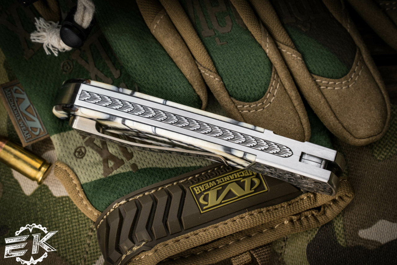ProTech Terzuola ATCF Ultimate Custom Hand Engraved 416 Stainless Steel ...