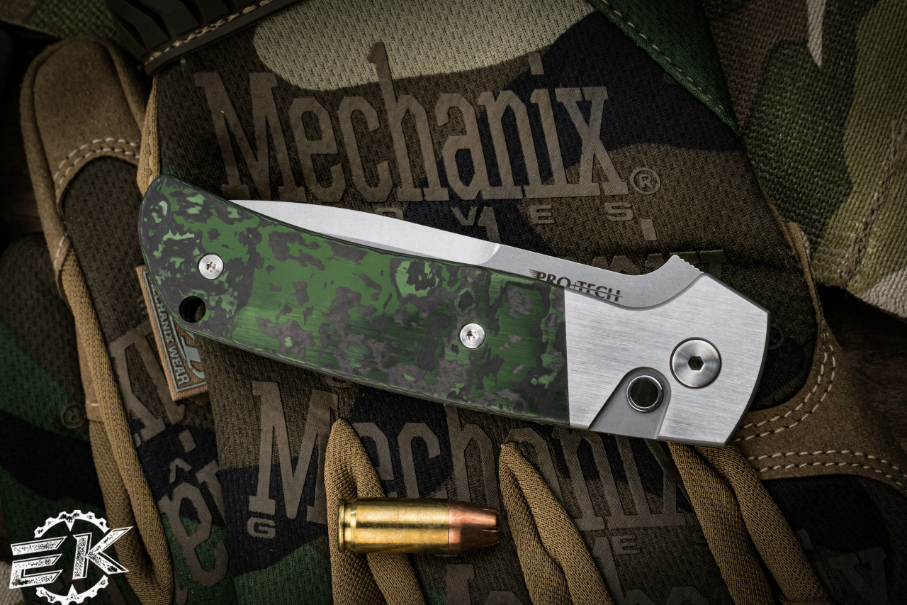 Protech Terzuola Atcf Custom 416 Stainless Steel W Jungle Wear