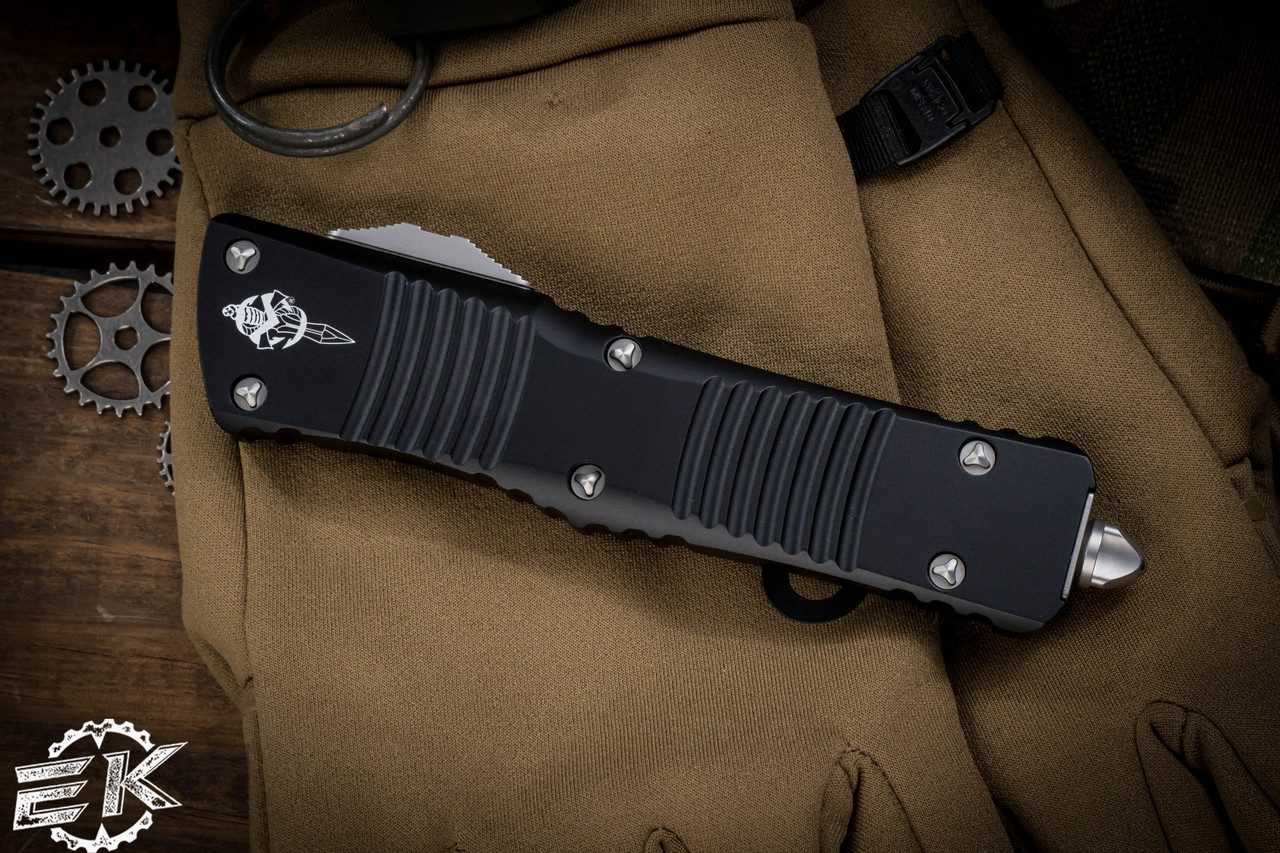 Microtech Combat Troodon Otf Knife 38 Hellhound Razor Stonewash 219r