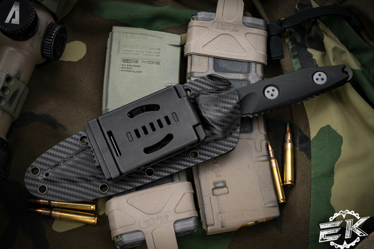 Microtech Socom Alpha Fixed Blade Knife Black G10 5 Urban Camo Drop