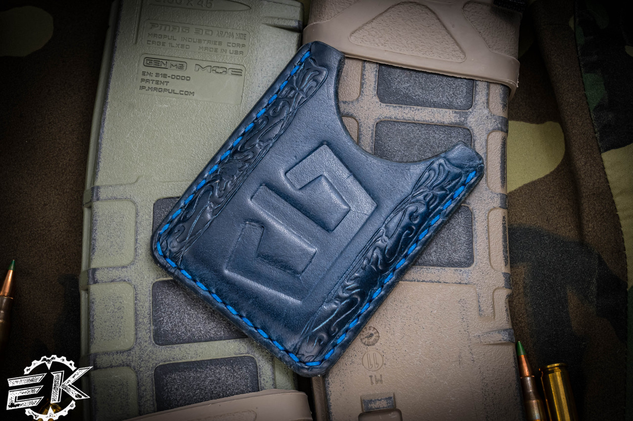 Blackside Customs/Starlingear Wallet Leather Blue #2