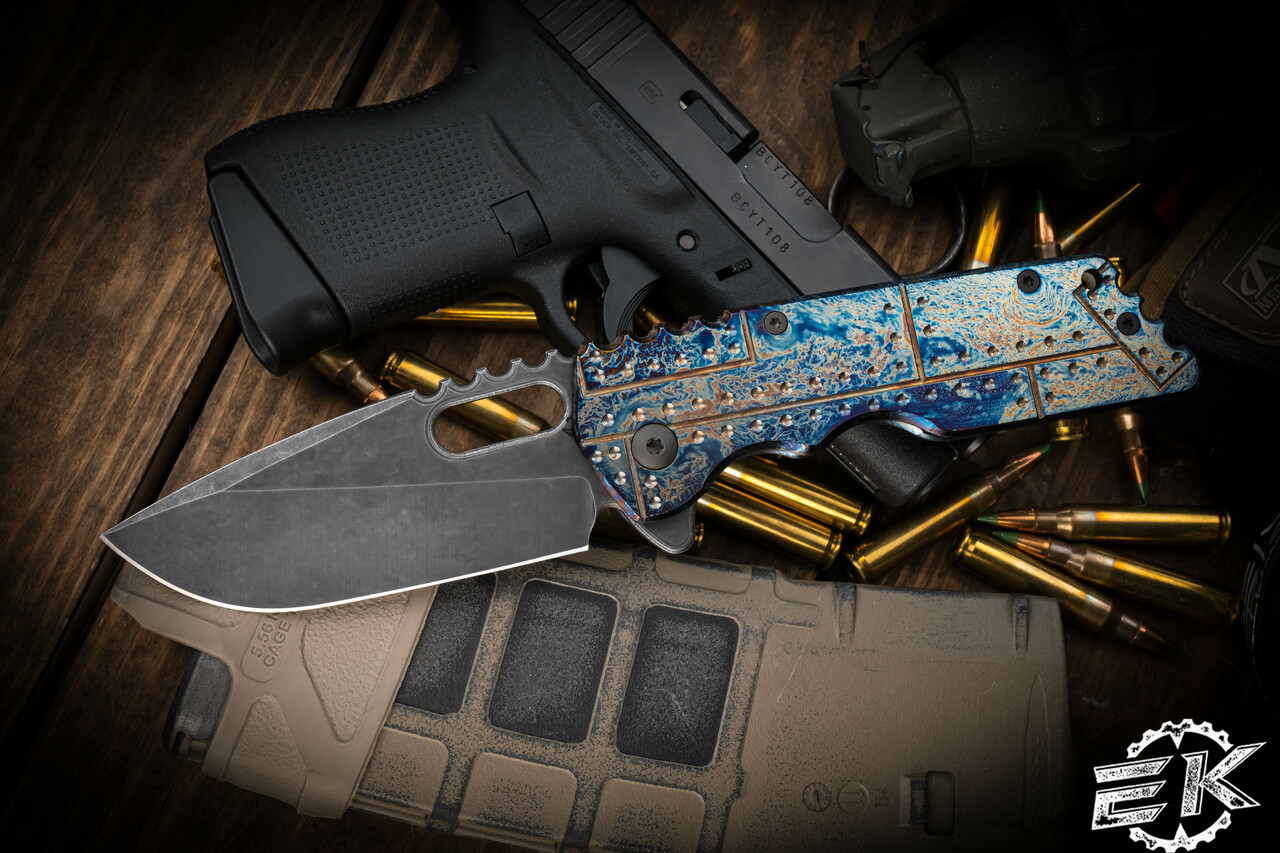 A2D Attn2Detail Mercantile Mark 2 Large Toxic Titanium 3.75" Blackwash