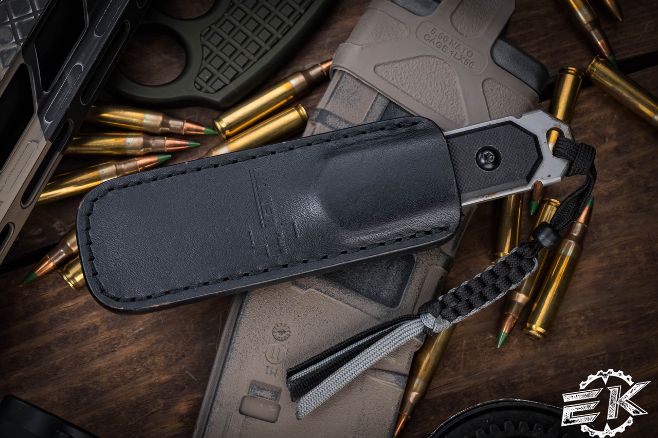 Boker Plus Cop Tool Fixed Blade Knife 1.75 Bead Blast Serrated 02BO300 ...