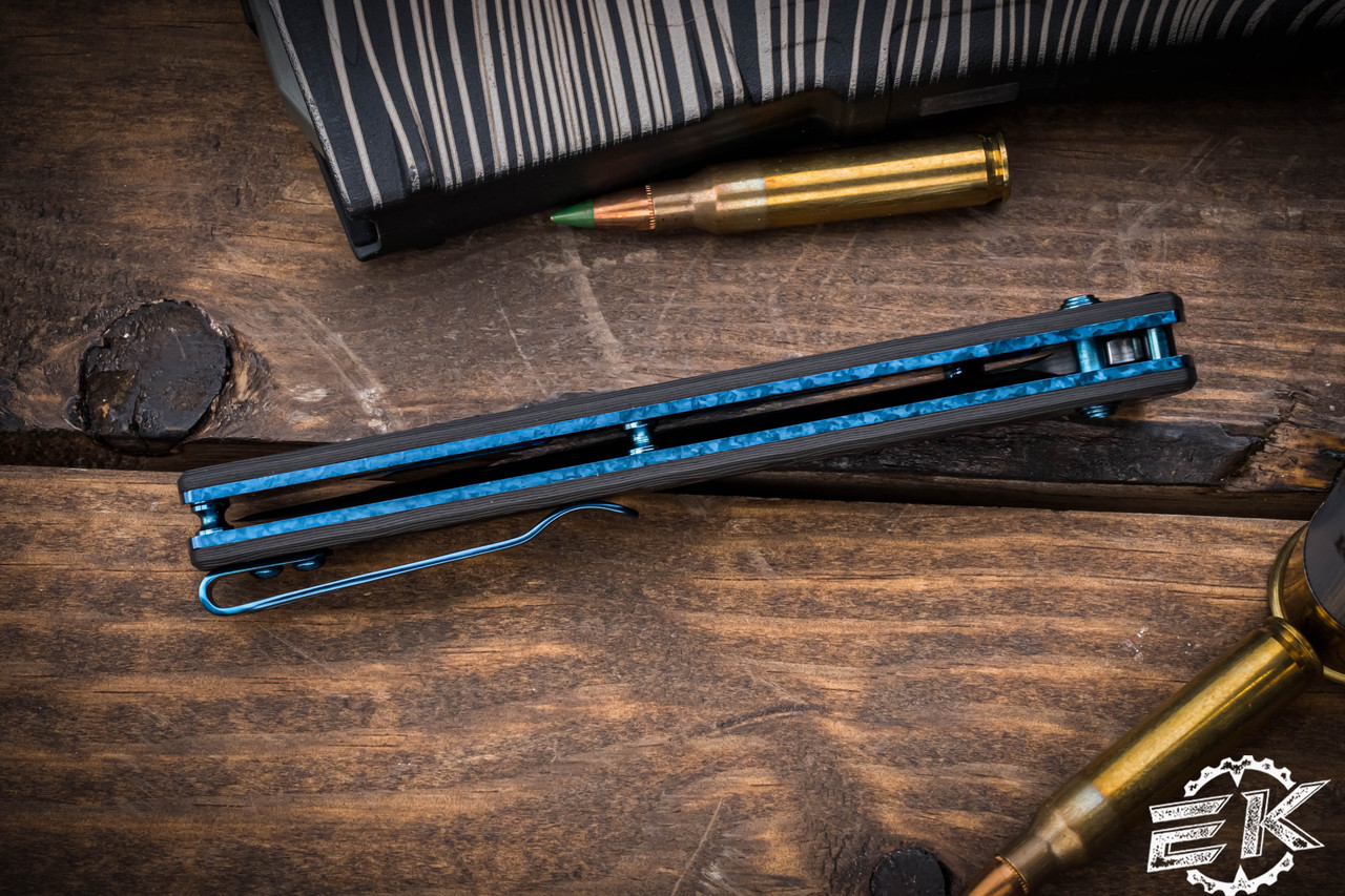 Benchmade Fact Gold Class Black Camo FatCarbon Folding Knife 3.95 ...