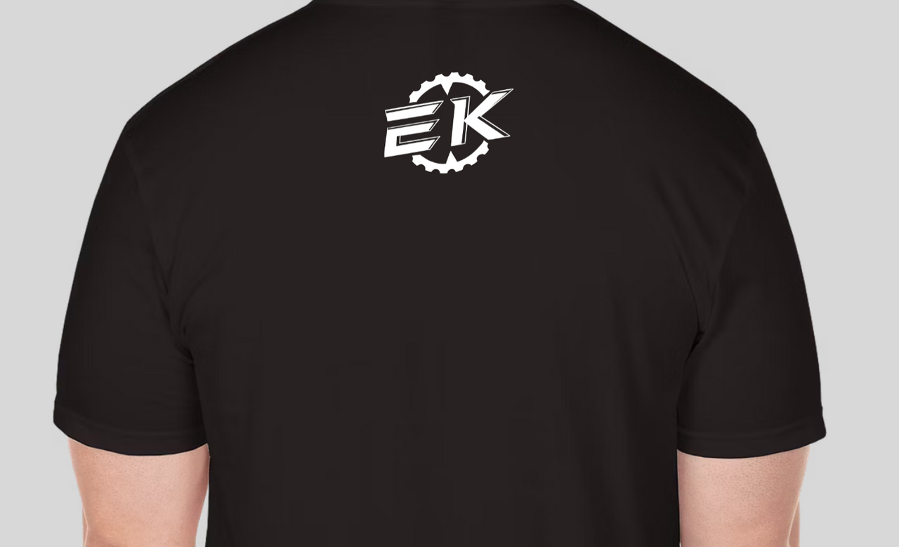 EKnives Logo SS Shirt Black Gildan Softstyle