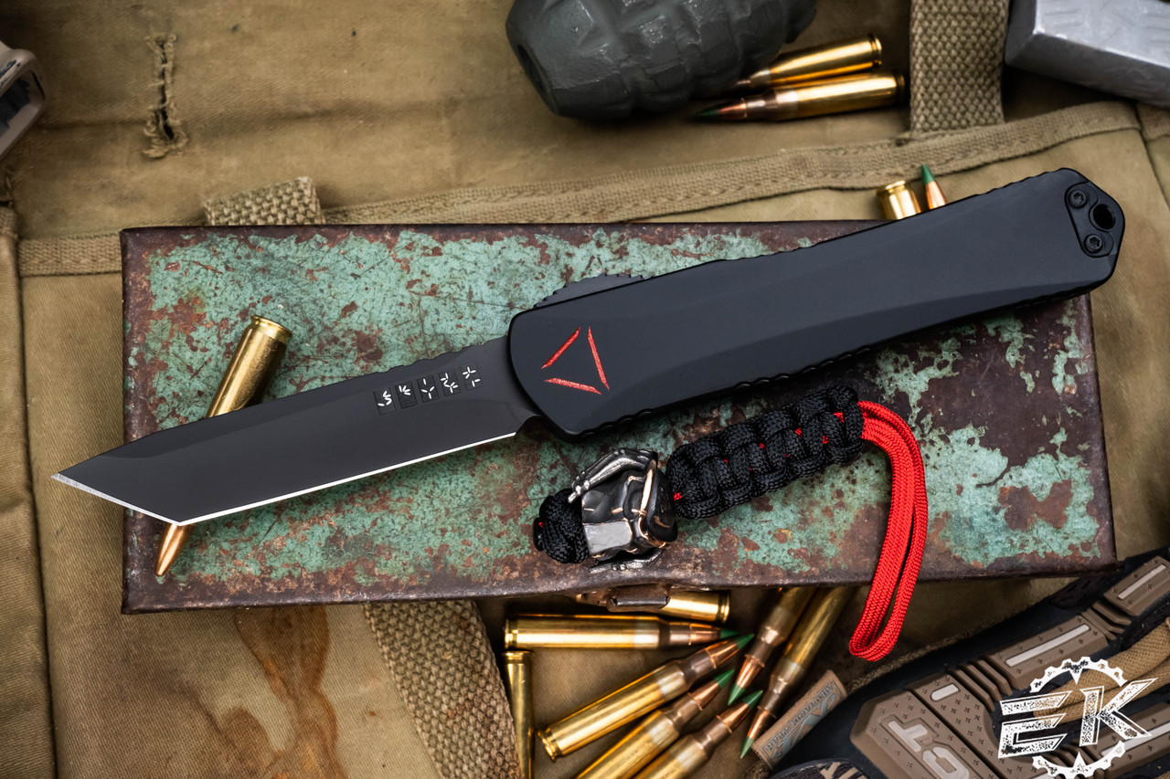 Heretic Knives Custom Manticore X Predator Otf Automatic Knife 375