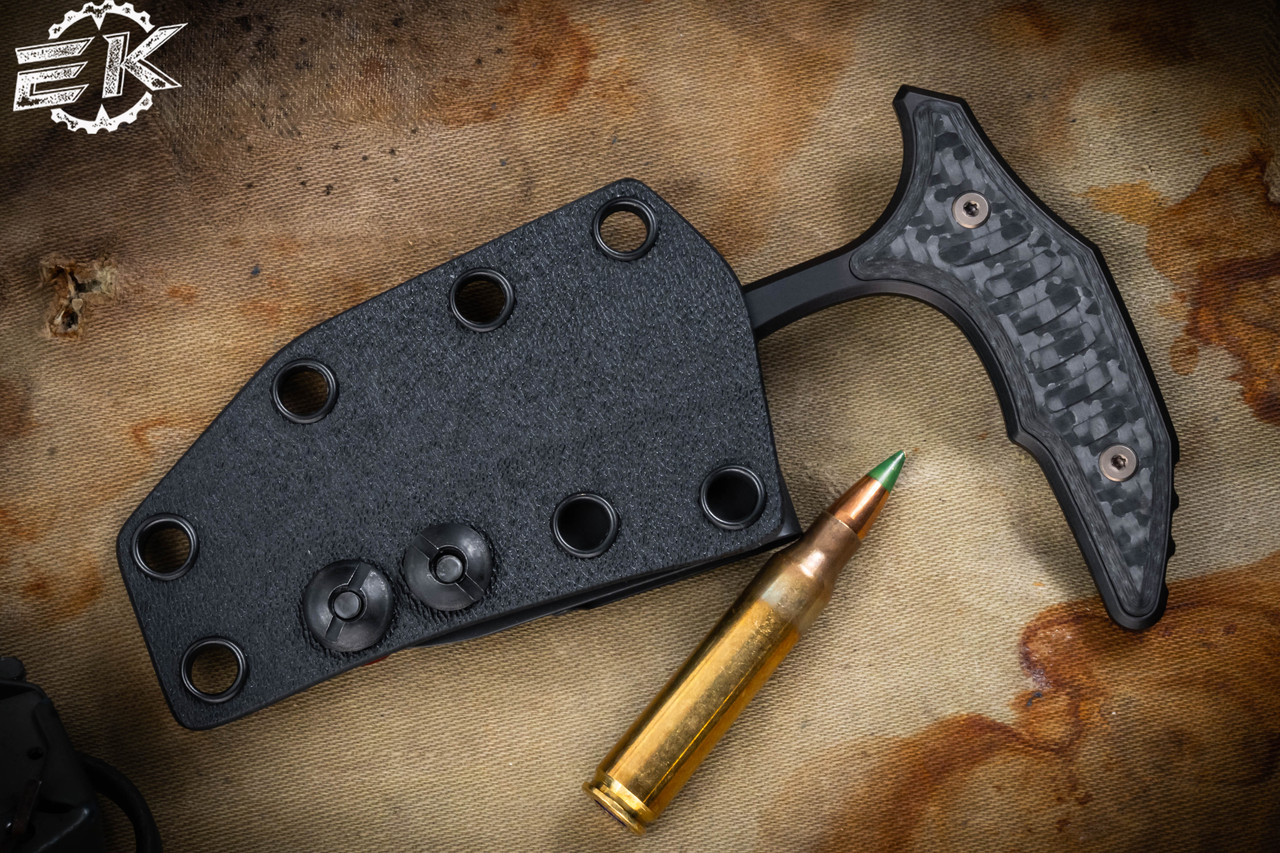 Microtech Bastinelli Bee Push Dagger Knife Carbon Fiber 2.5" DLC Black ...