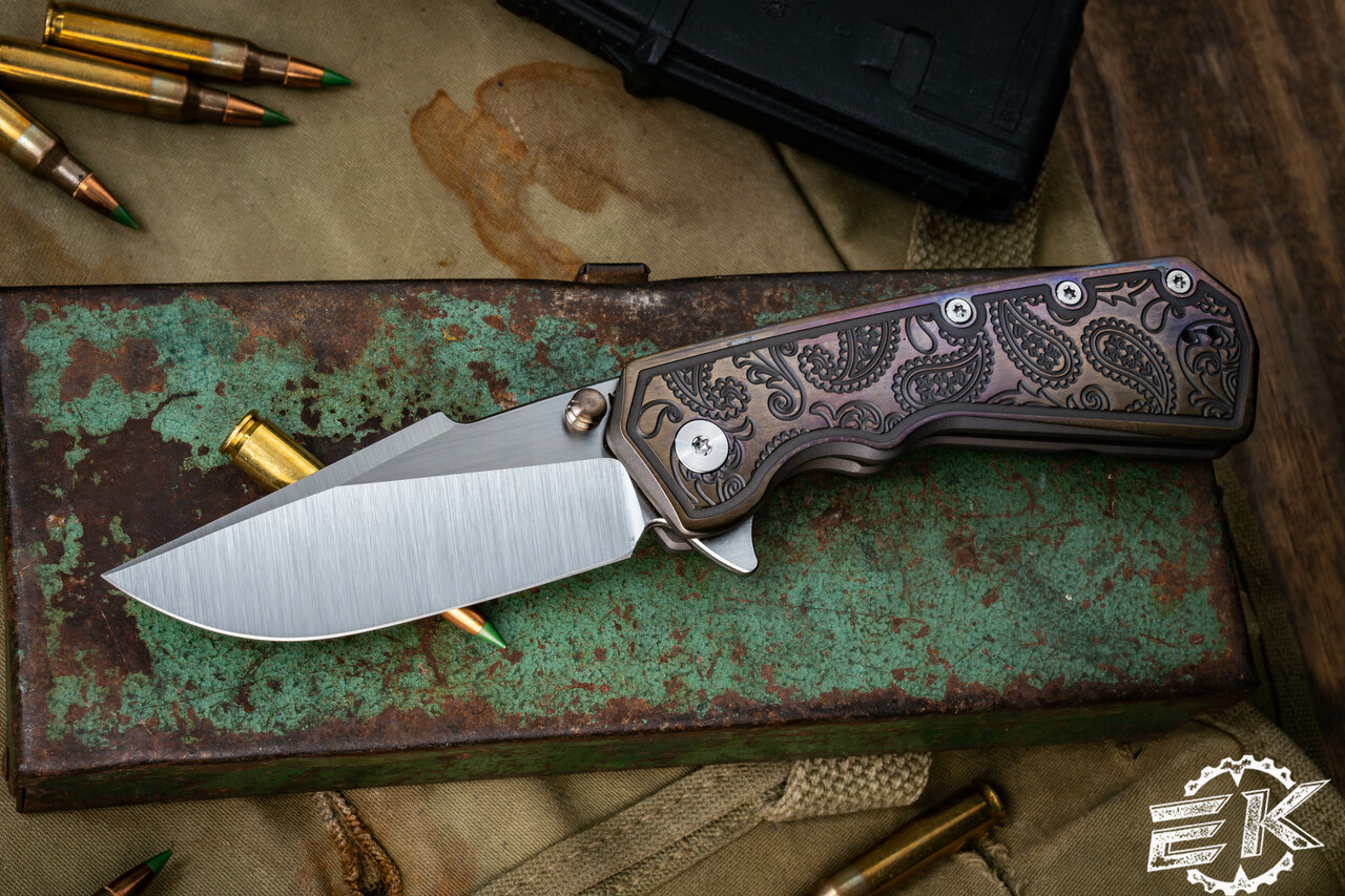 A2D Attn2Detail Mercantile Delta Titanium Contour Paisley Pattern 3.35" Harpoon
