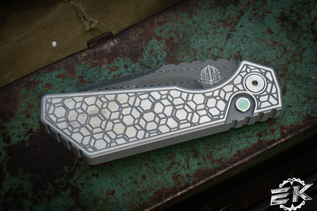 ProTech Strider Custom PT+ Automatic Folding Knife Gridlock Stainless ...