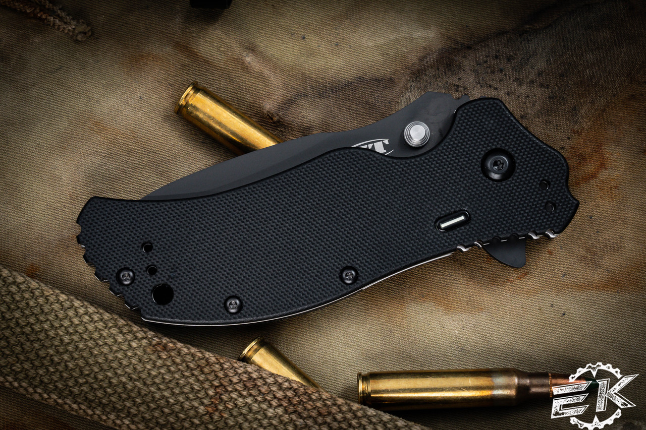 Zero Tolerance 0350 G10 Tritium Insert, S30V 3.25" DLC ZT0350