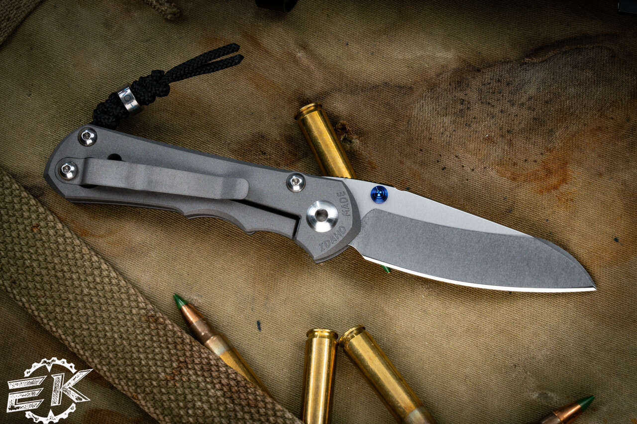 Chris Reeve Knives Small Inkosi Titanium Folding Knife 2.8" Insingo ...