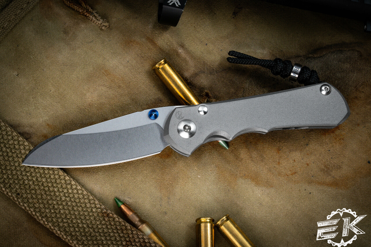 Chris Reeve Knives Small Inkosi Titanium Folding Knife 2.8" Insingo ...