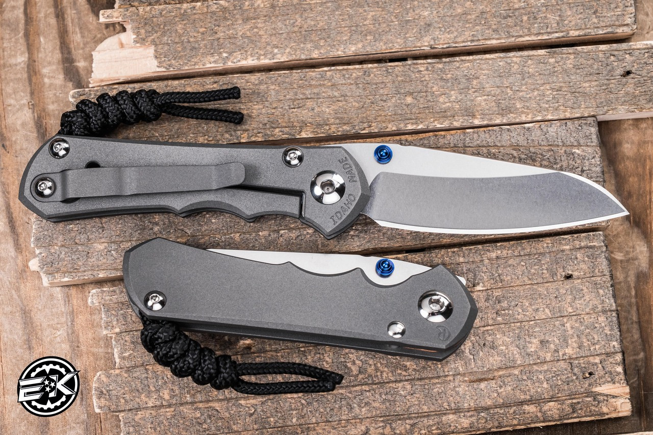 Chris Reeve Knives Small Inkosi Titanium Folding Knife 2.8" Insingo ...