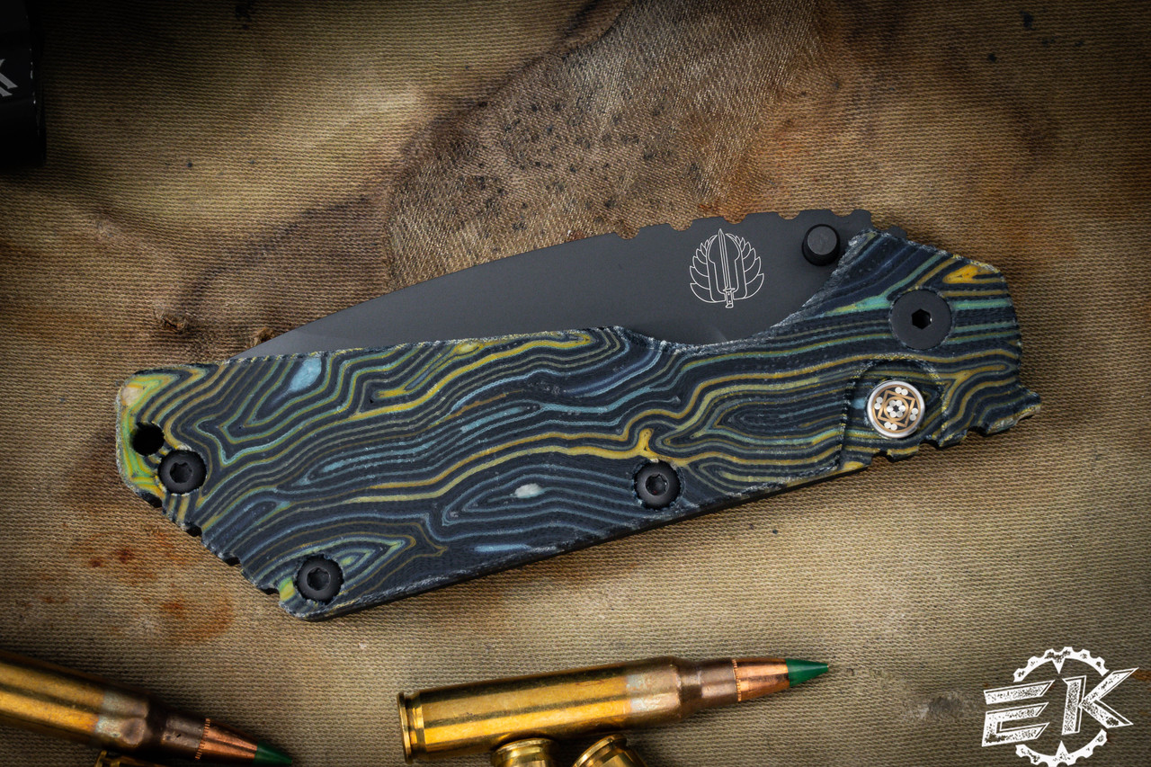 Protech/Strider SnG Auto Micarta Starry Night 3.5" DLC (Preowned)