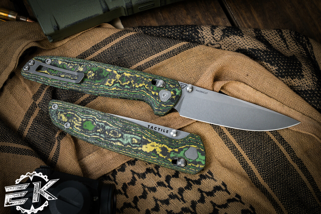 Tactile Knife Co. Maverick Toxic Storm Carbon Fiber Crossbar Lock 3.5 ...