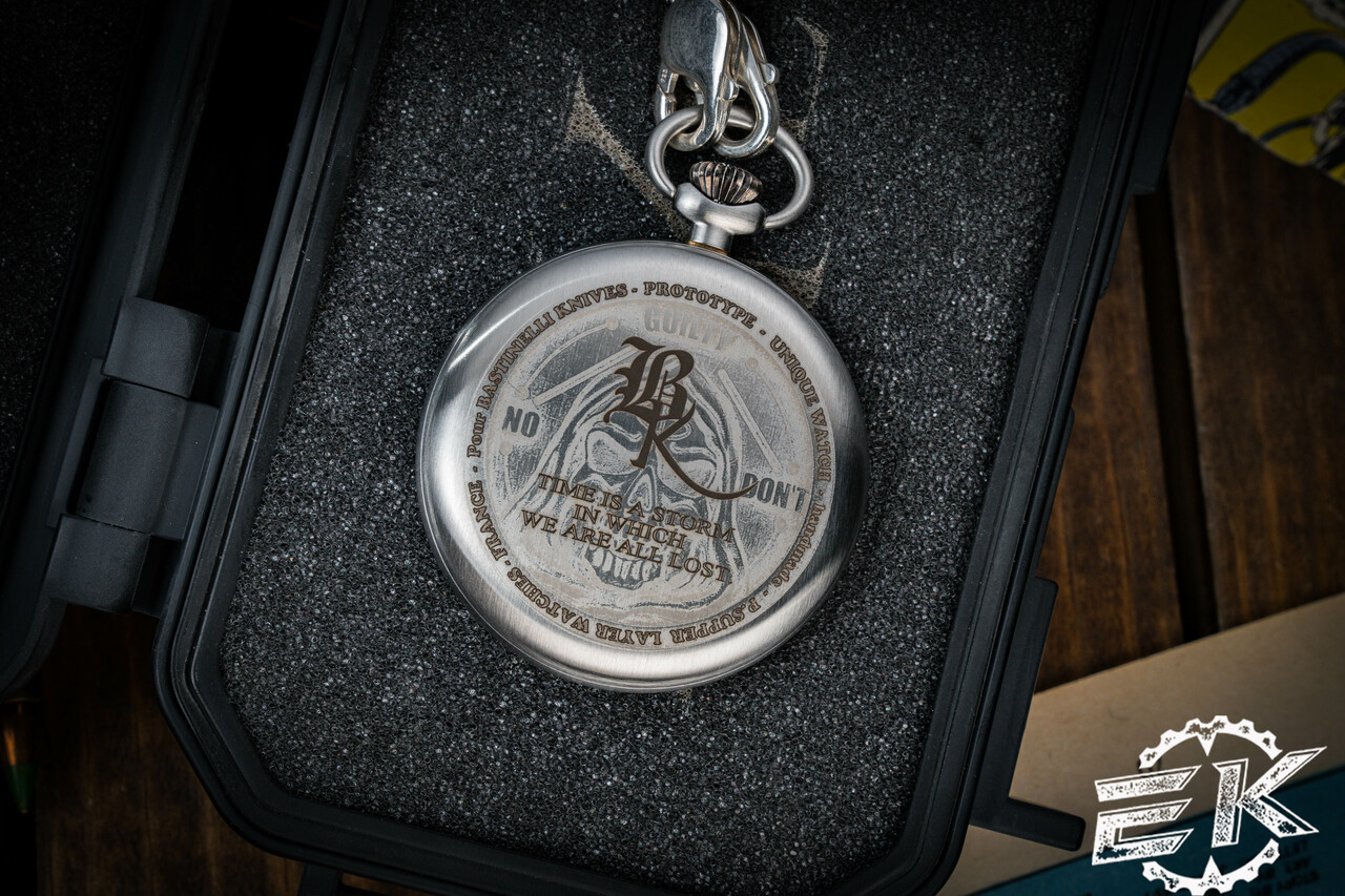 Bastinelli Knives/Layer Watches Custom Prototype Pocket Watch, Swiss ...