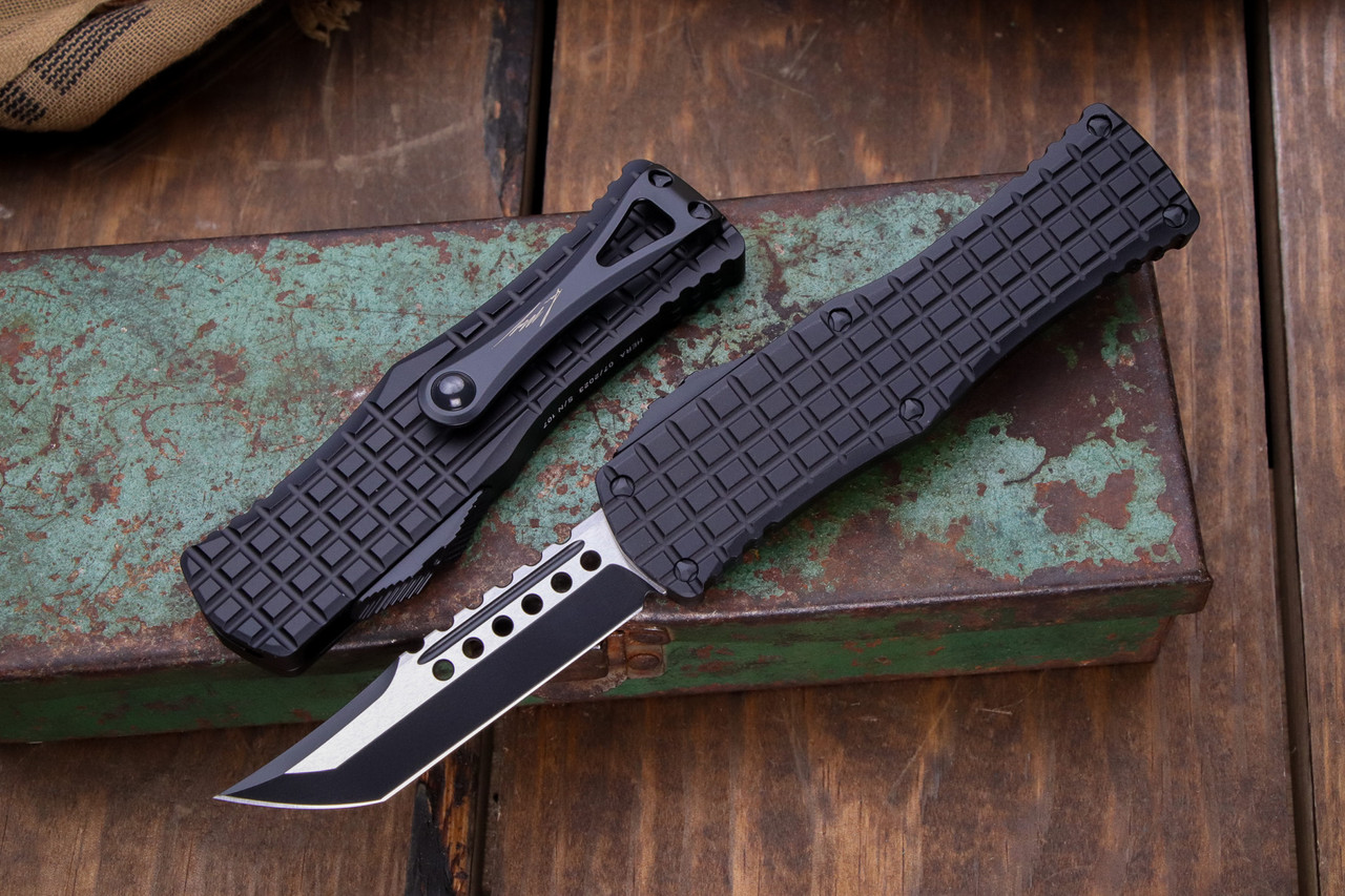 Microtech Hera Hellhound Otf Automatic Knife Tactical Frag 3 Black 919