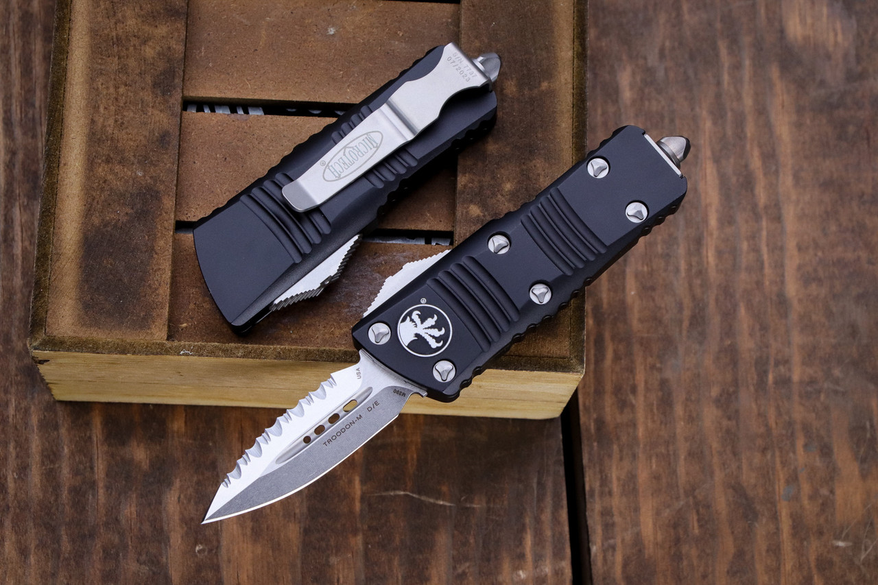 Microtech Mini Troodon OTF Automatic Cali Legal Knife 1.9" Dagger ...