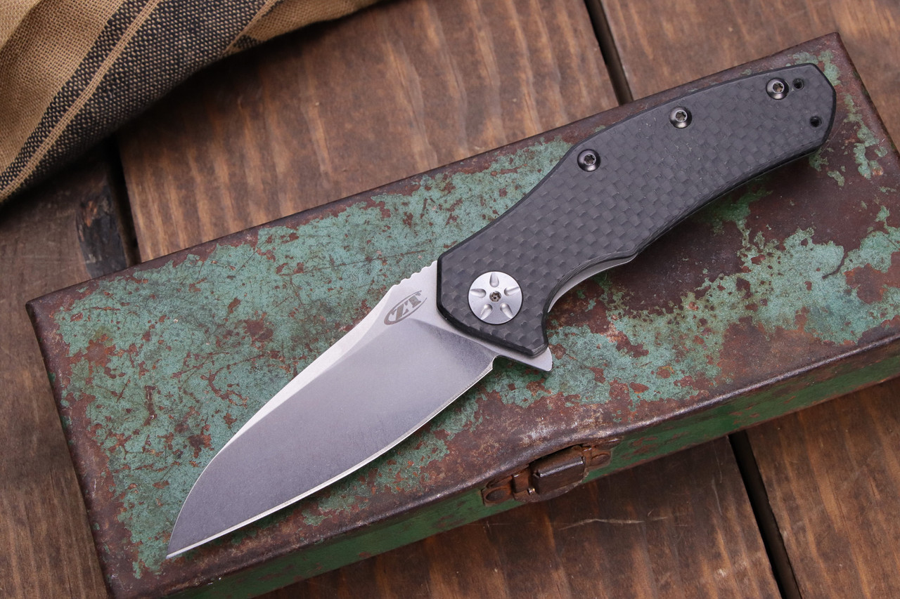 Zero Tolerance 0770CF Assisted Opening Knife Carbon Fiber 3.25" S35VN ...
