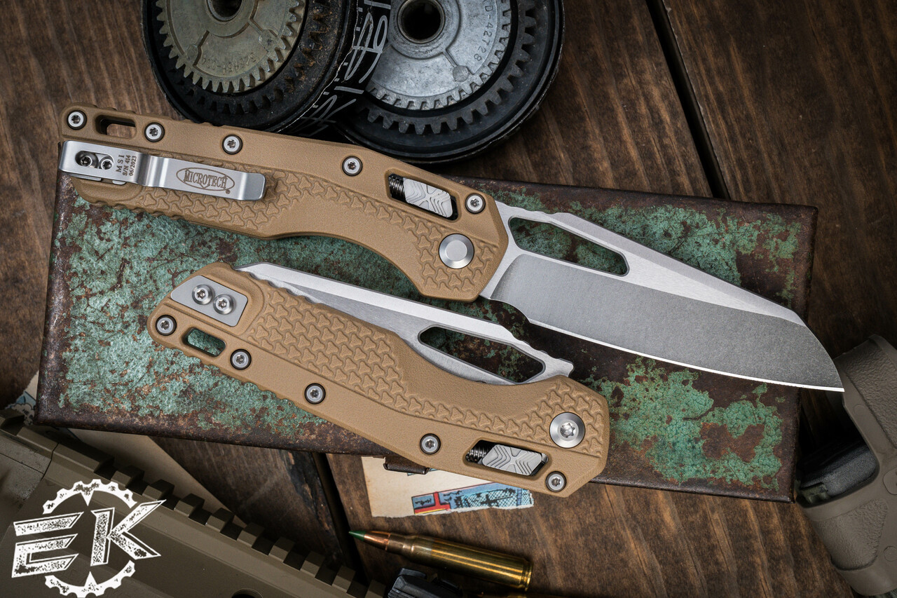 Microtech Standard Issue Msi Ram Lok Dark Earth Manual Folder 375