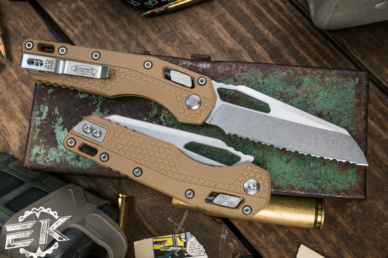 Microtech Standard Issue Msi Ram Lok Dark Earth Manual Folder 375