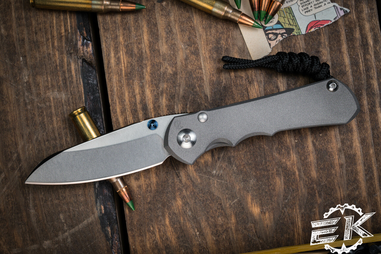Chris Reeve Knives Small Inkosi Folding Knife Titanium 2.75" S45VN ...