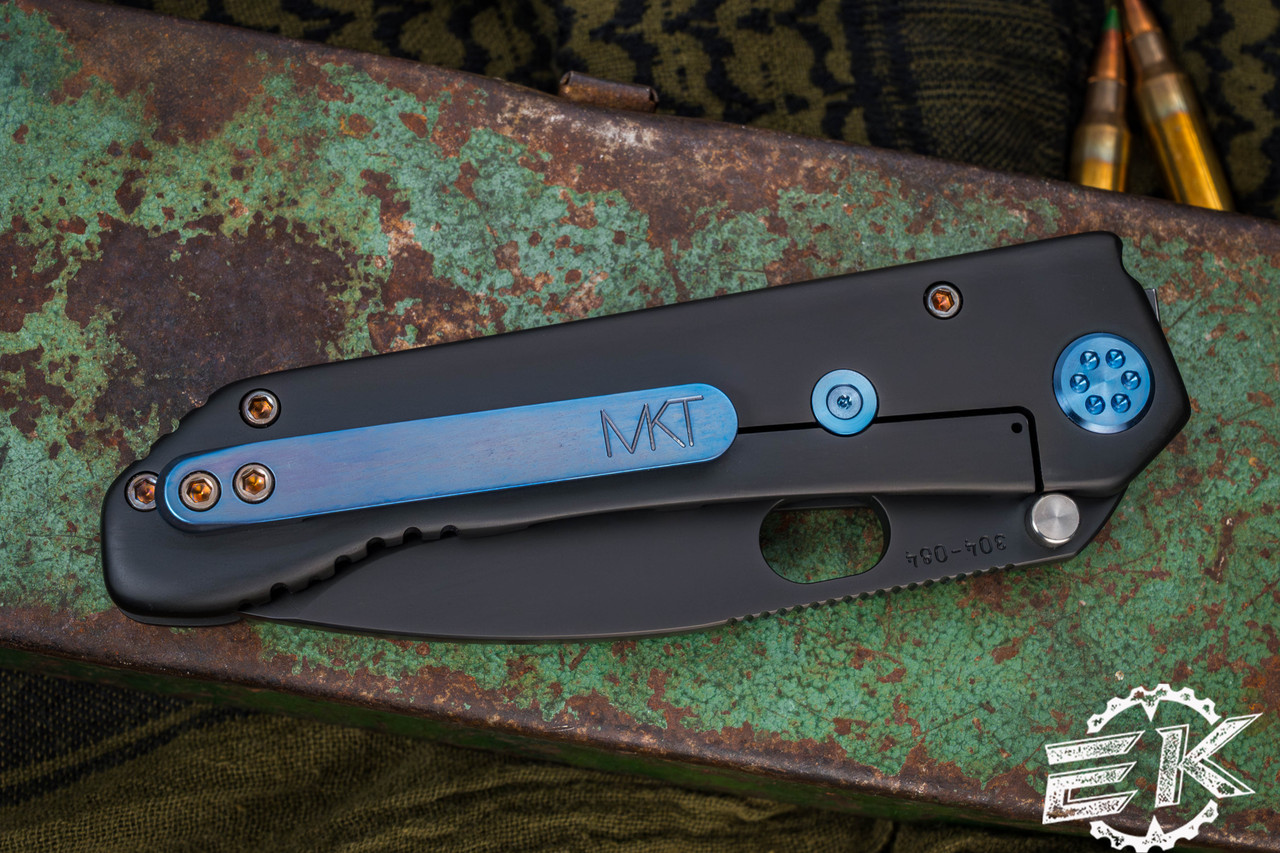 Medford 187 DP Folding Knife Contoured PVD Titanium 3.75" Black PVD #1