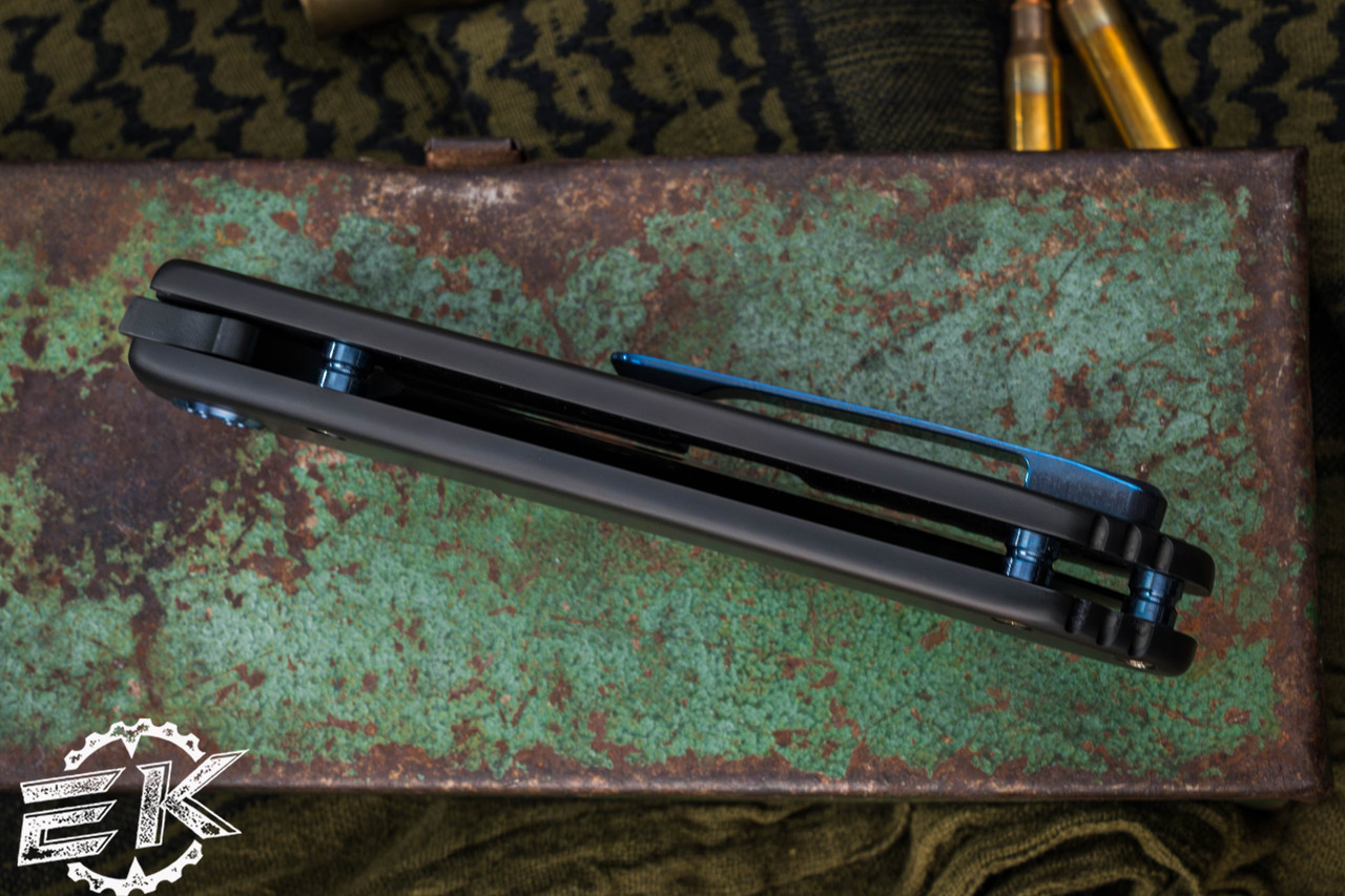 Medford 187 DP Folding Knife Contoured PVD Titanium 3.75" Black PVD #1