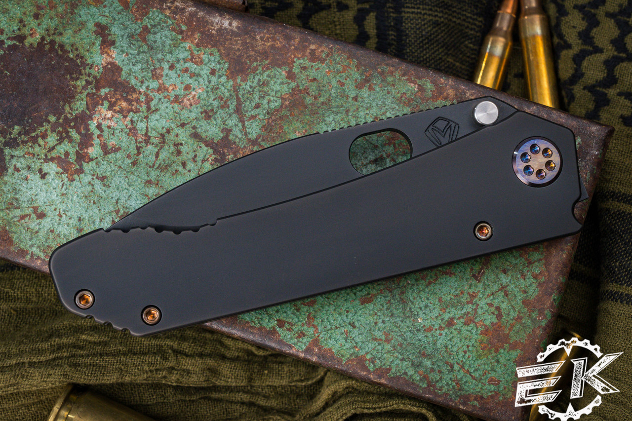 Medford 187 DP Folding Knife PVD Titanium, Galaxy Clip 3.75" Black PVD #1