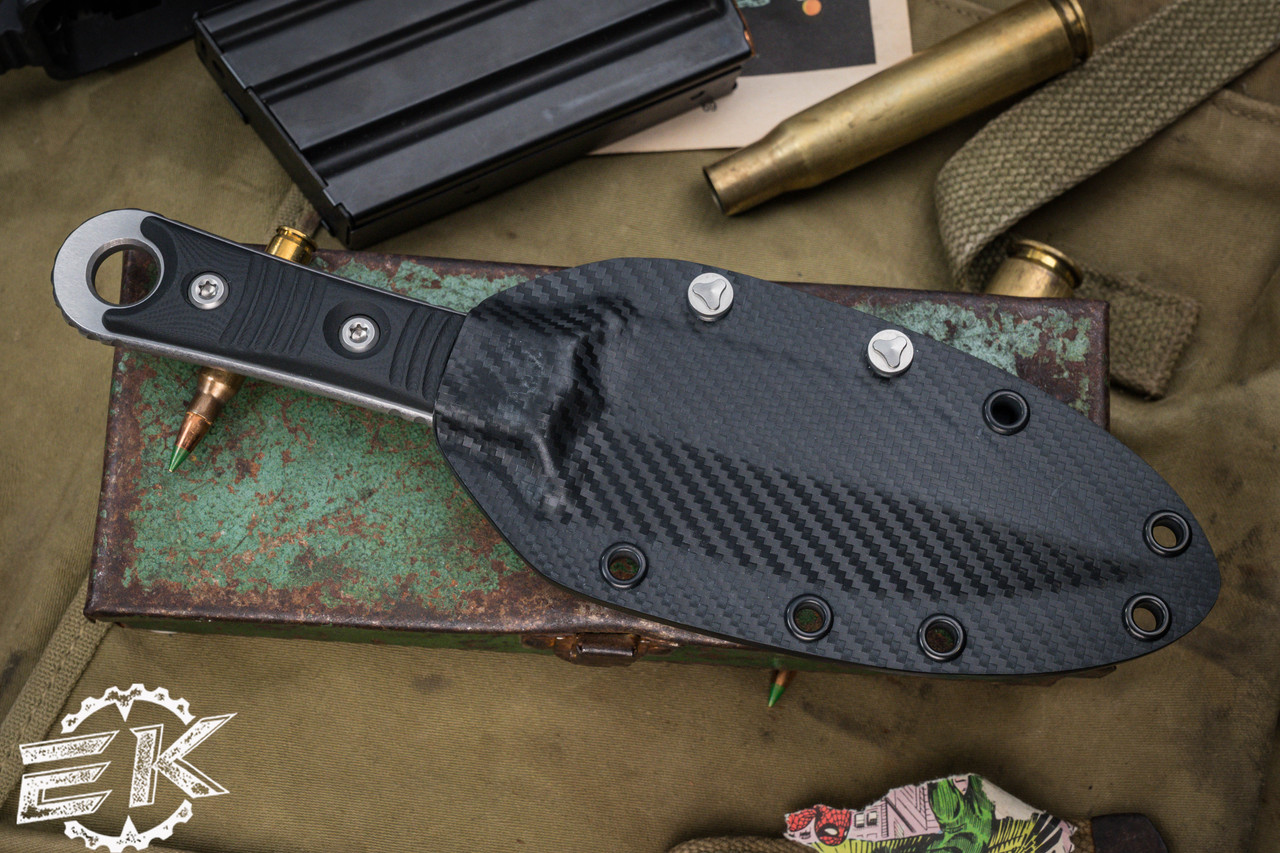 Microtechborka Blades Sbd Fixed Blade Knife Black G10 43 Dagger