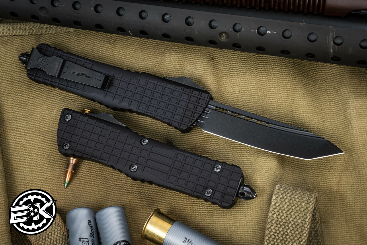Microtech Combat Troodon OTF Automatic Knife Delta Frag Shadow 3.8 ...