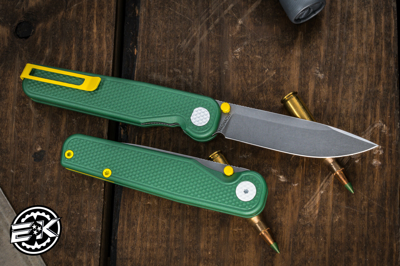 Tactile Knife Co. "Rockwall" Titanium Fairway Folding Knife 2.84" Drop ...