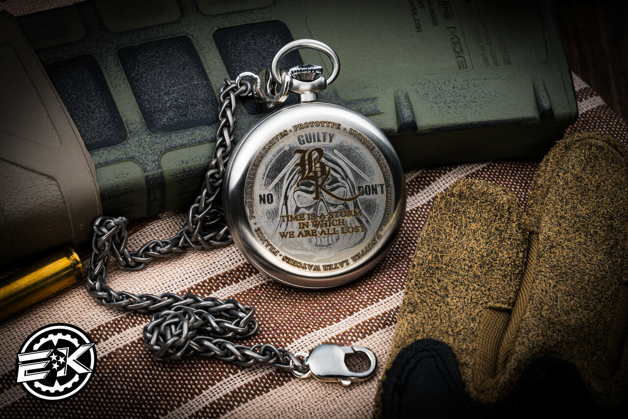 Bastinelli Knives/Layer Watches Prototype Pocket Watch, Black Second ...