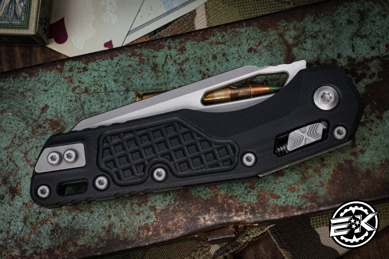 Microtech Standard Issue "MSI" Ram-Lok Manual Folder Black Frag G10 3. ...