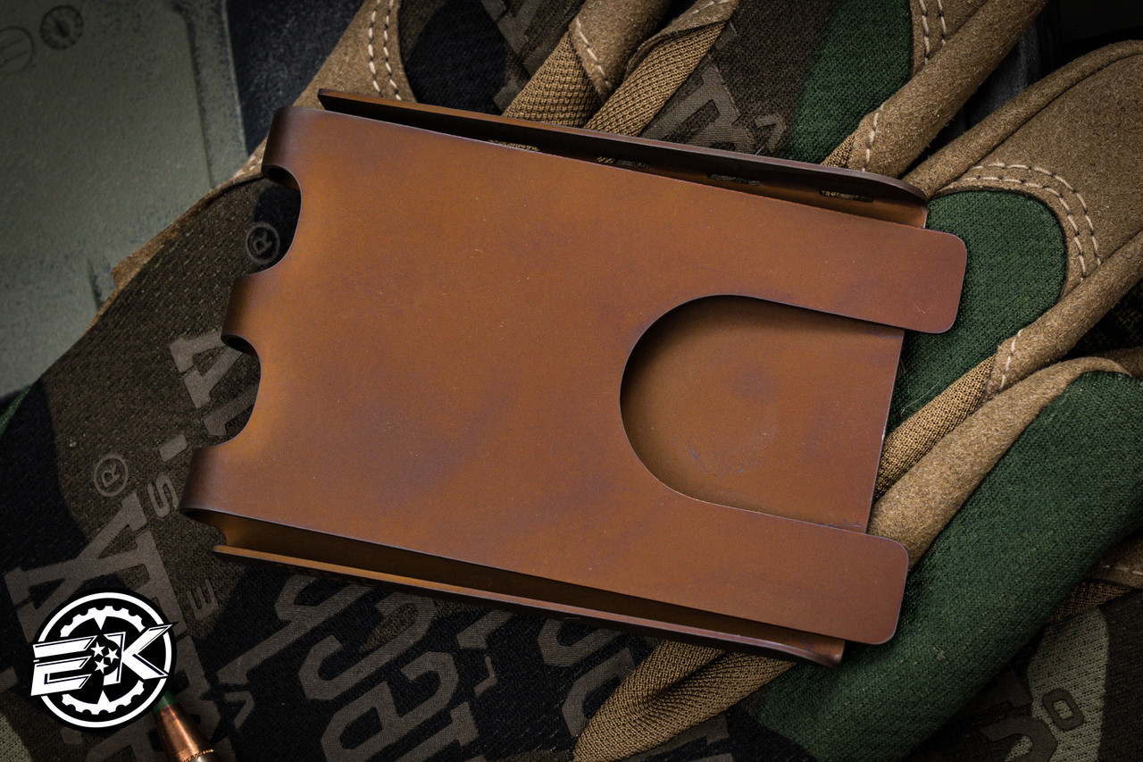 Chaves Knives Ultramar Ti Fold Wallet Titanium Antique Bronze (Card Only)