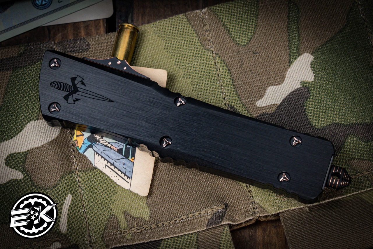 Marfione Custom Combat Troodon Interceptor Hefted Black Aluminum ...