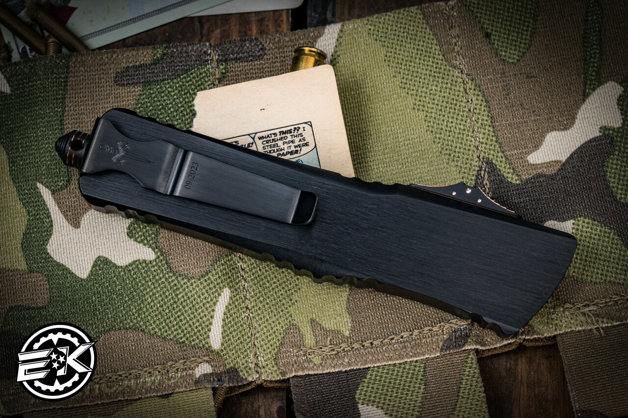 Marfione Custom Combat Troodon Interceptor Hefted Black Aluminum