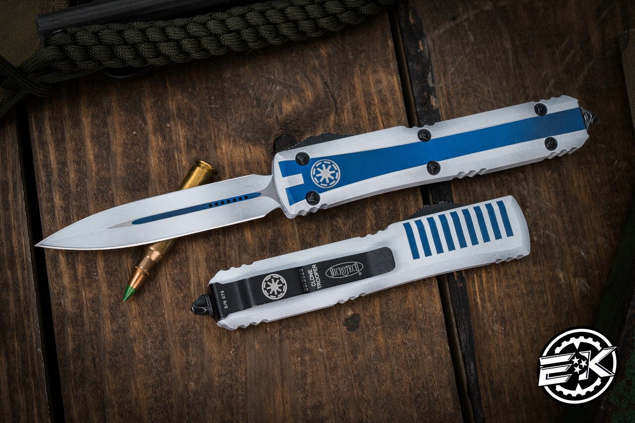 Microtech Ultratech Clone Trooper Otf Automatic Knife 34 Dagger 122 1co