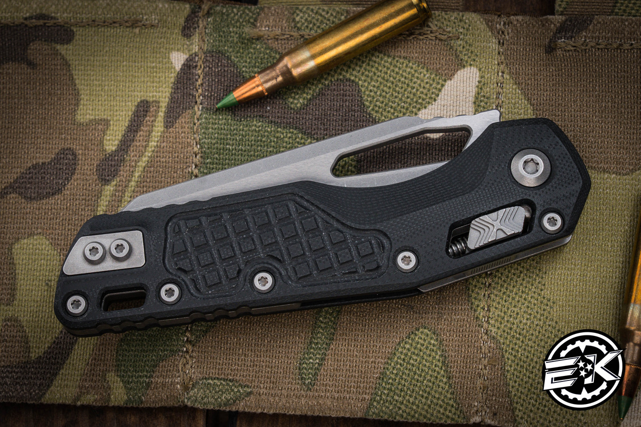 Microtech Standard Issue Msi Ram Lok Manual Folding Knife Black Frag