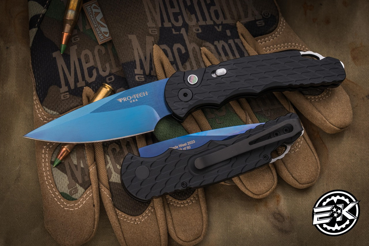Protech Tr 5 Tactical Response Automatic Folding Knife Black Feather 3