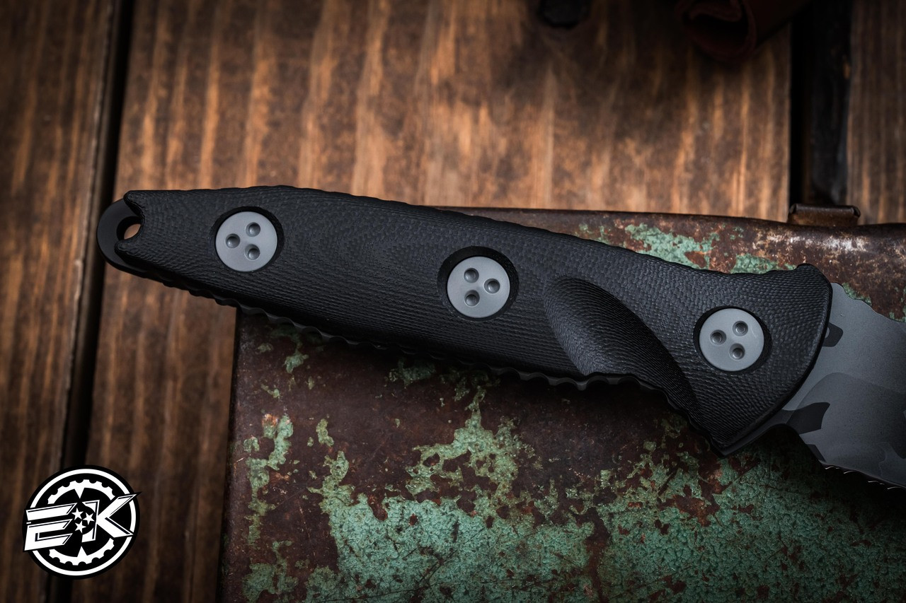 Microtech Socom Alpha Fixed Blade Knife Black G10 5 Urban Camo